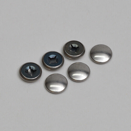 Chromed Domed wheel retainers 10 SWG – Black Raven Aerosports