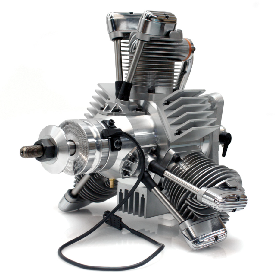 Saito FG-90R3 (90cc) Radial 4-Stroke Petrol Engine – Black Raven Aerosports