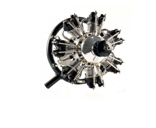 UMS 7-35cc Glow 7 Cylinder Engine – Black Raven Aerosports